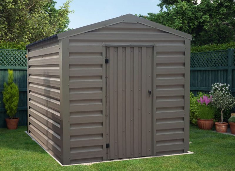 All Seasons Steel Sheds Goosewing Grey - All Seasons Steel Buildings